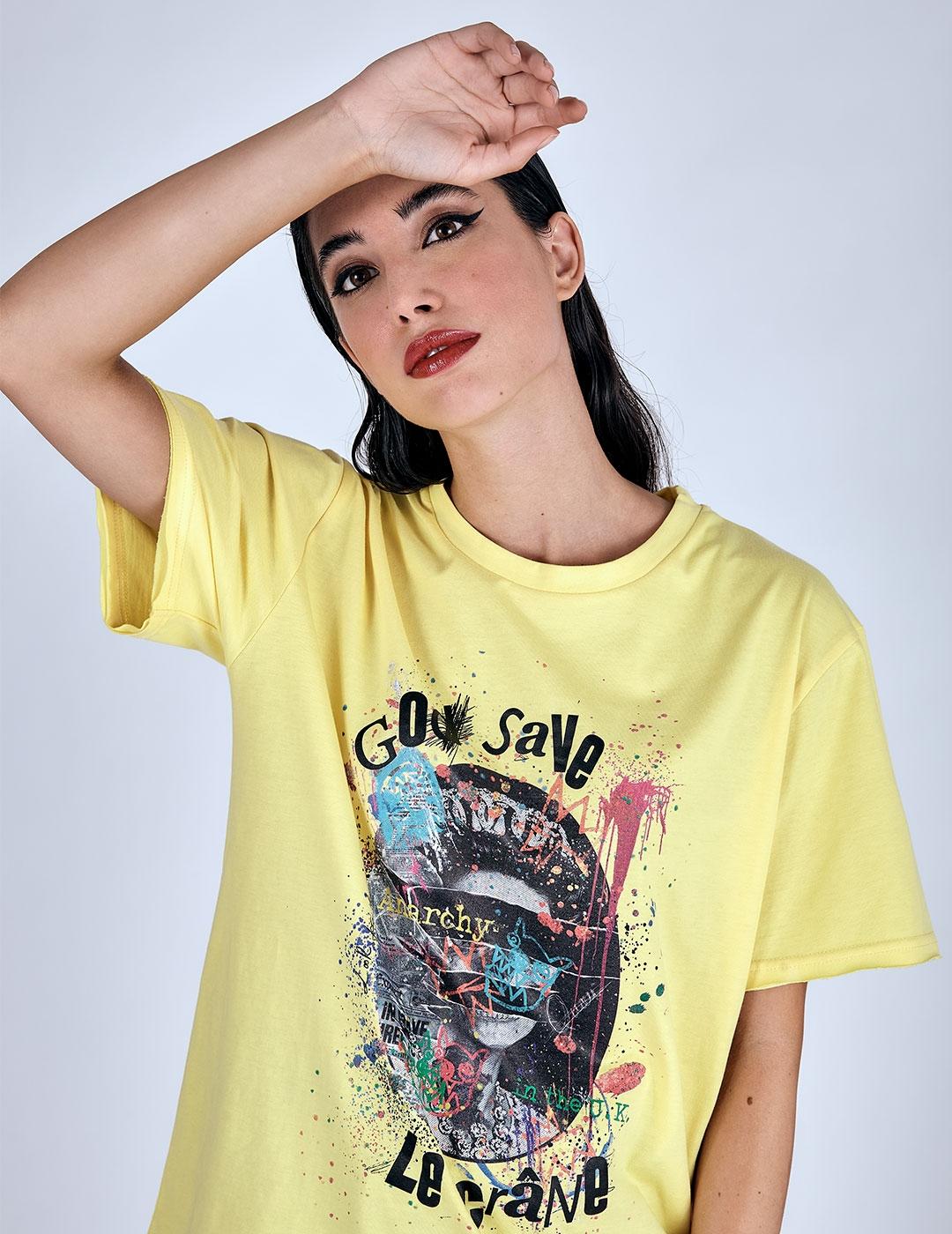 NO FUTURE YELLOW T-SHIRT – Le Crane Clothing S.L.